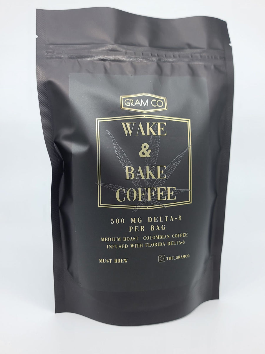 Wake & Bake Coffee (Delta 8 Coffee); 4 oz, 8 oz, or Individual Cups ...